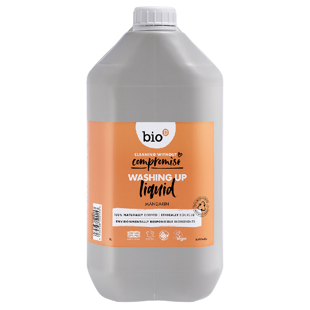 Bio-D Washing Up Liquid - Mandarin 5000ml - mOrganics Beauty
