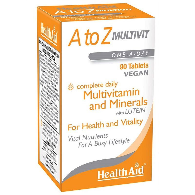 HealthAid A To Z Multivit 90 Vegetarian Tablets - mOrganics Beauty