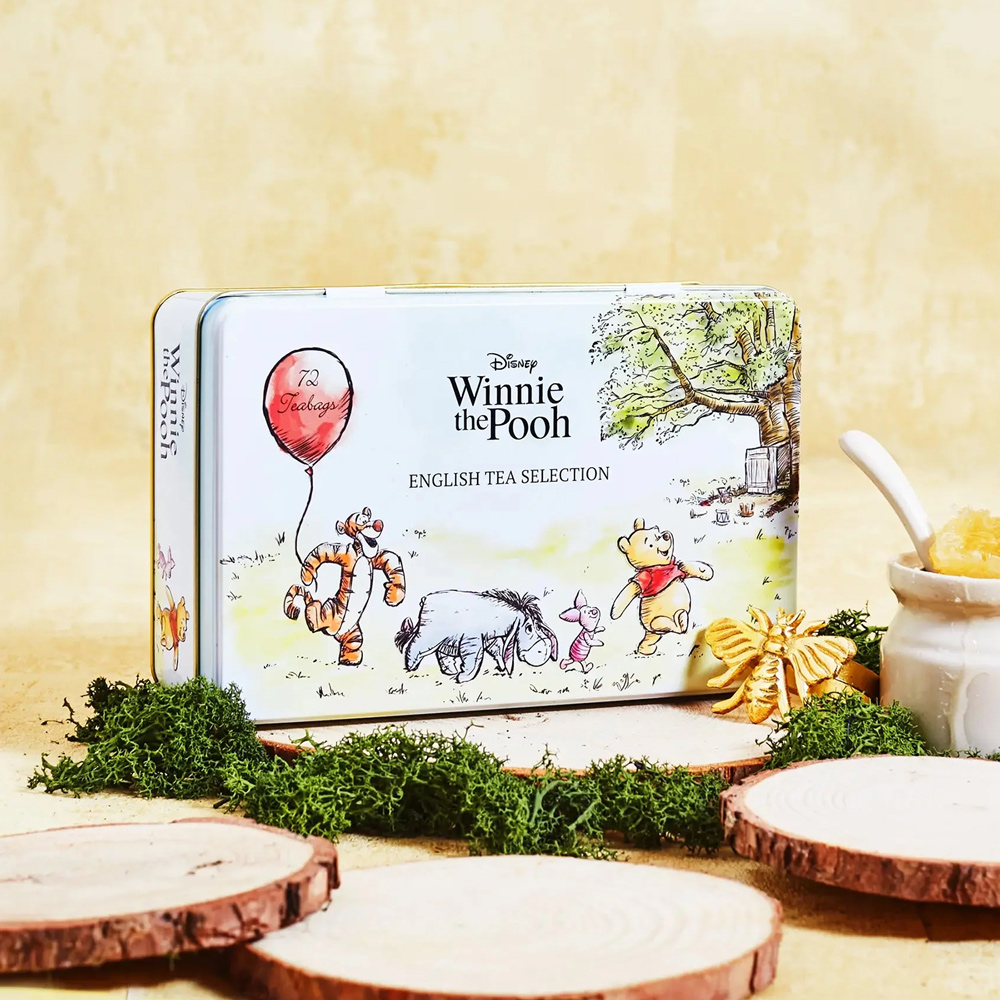 New English Teas Disney Winnie The Pooh Tea Selection Tin 72 Teabags ...