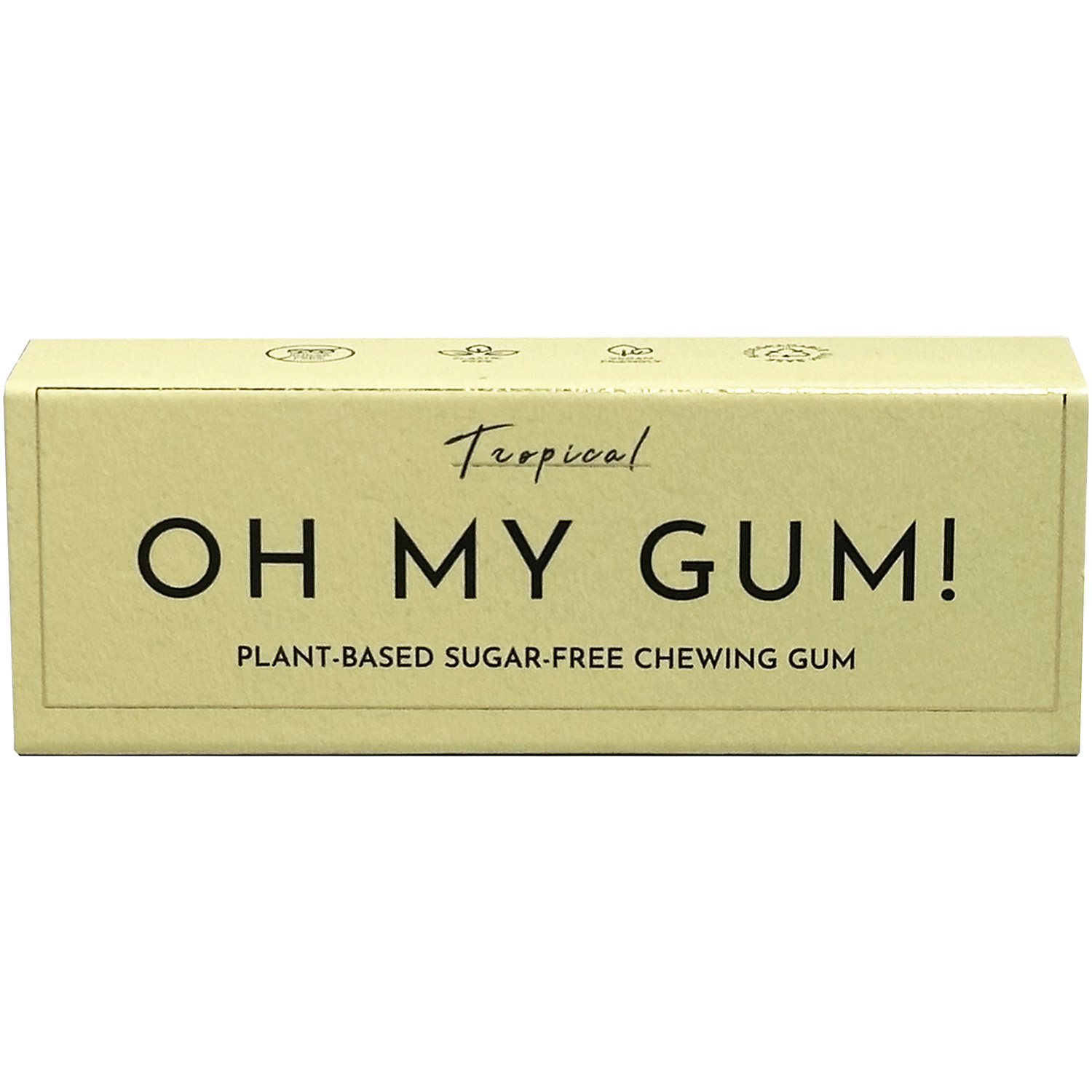 Oh My Gum! Tropical Sugar Free Gum 19g - mOrganics Beauty