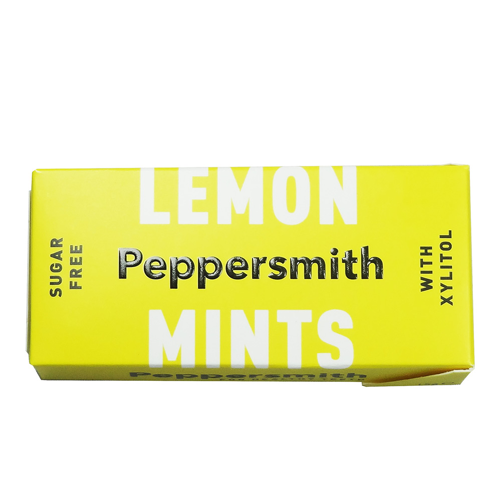 Peppersmith Lemon & Peppermint Sugar Free Mints 15g - mOrganics Beauty