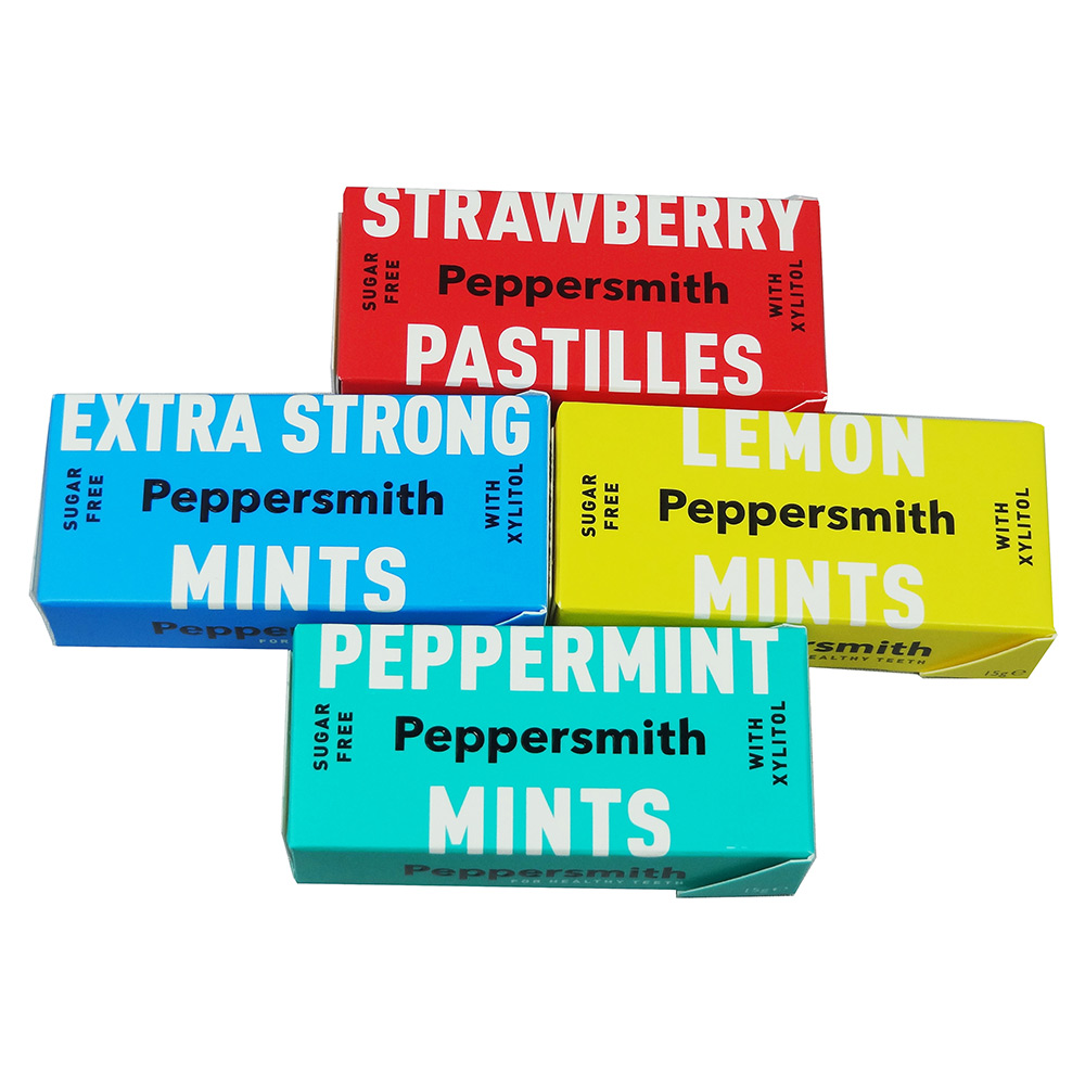 Peppersmith Mint Pack Selection 4x15g - mOrganics Beauty